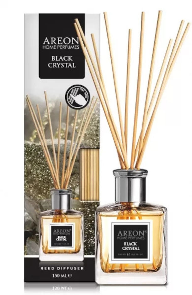 ‫AREON - מפיץ ריח מקלות BLACK CRYSTAL | סופר-פארם‬