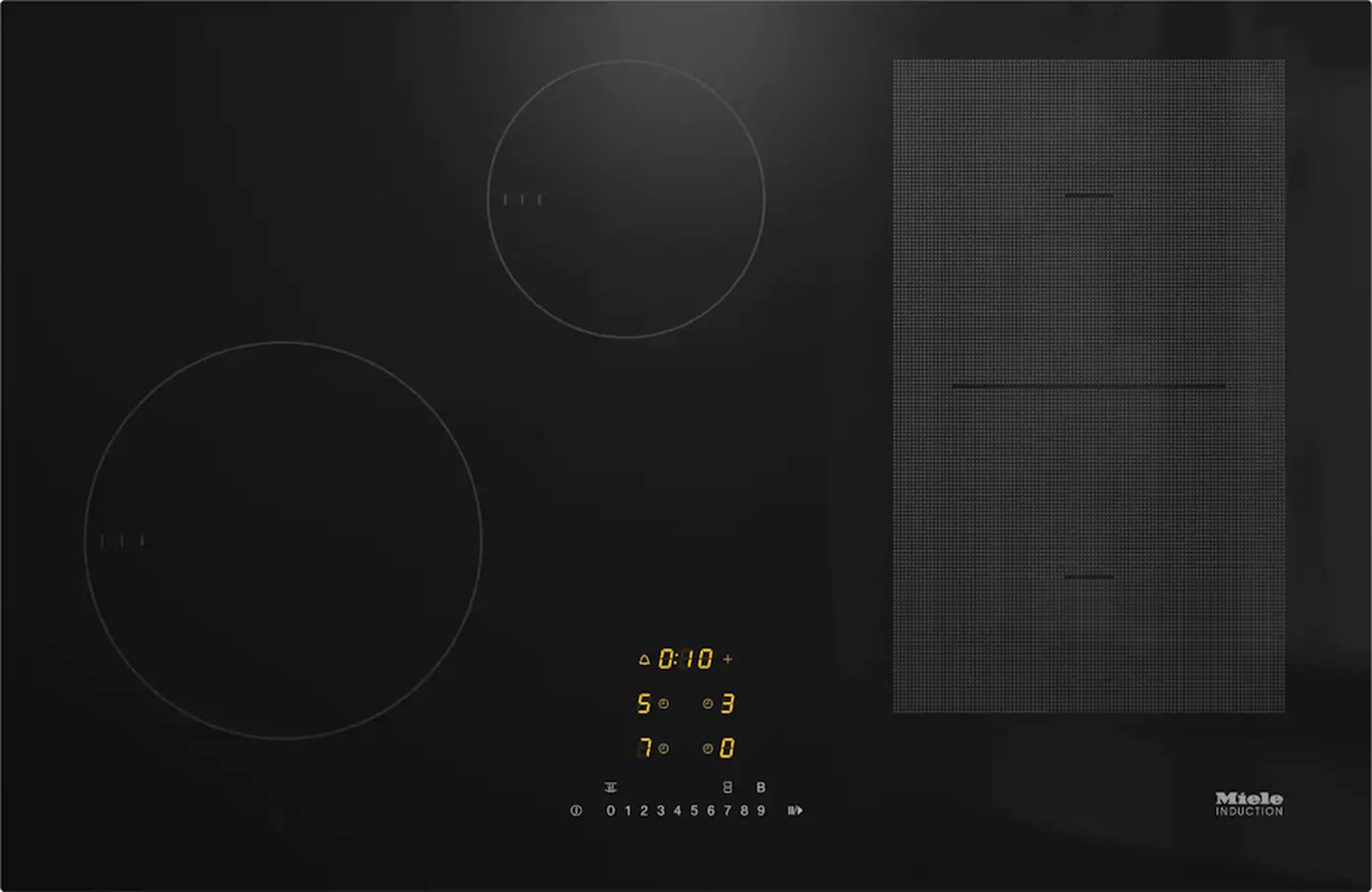 ‫MIELE - כיריים אינדוקציה 4 אזורי בישול כולל אזור גמיש Miele מילה KM ...