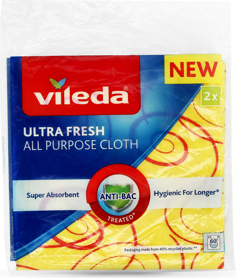 ‫יעקבי - וילדה ULTRA FRESH – מטליות רב שימושיות – 2 יח' | סופר-פארם‬