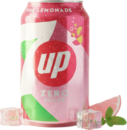 ‫פפסי - 7UP Zero Pink Lemonde סבן אפ זירו לימונדה ורודה | סופר-פארם‬
