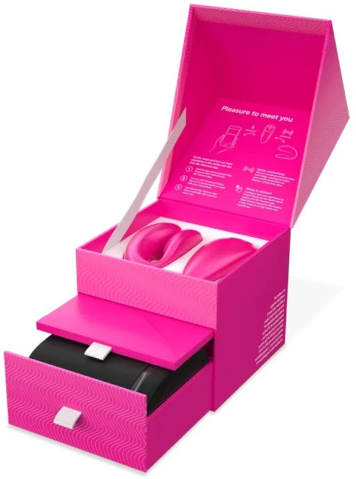 ‫We Vibe - ויברטור זוגי עם שלט ואפליקציה Chorus Pink | סופר-פארם‬