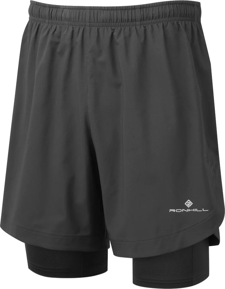 ‫Ronhill - Men’s Tech 7″ Twin Short2in1מכנס ריצה קצר לגברים | סופר-פארם‬