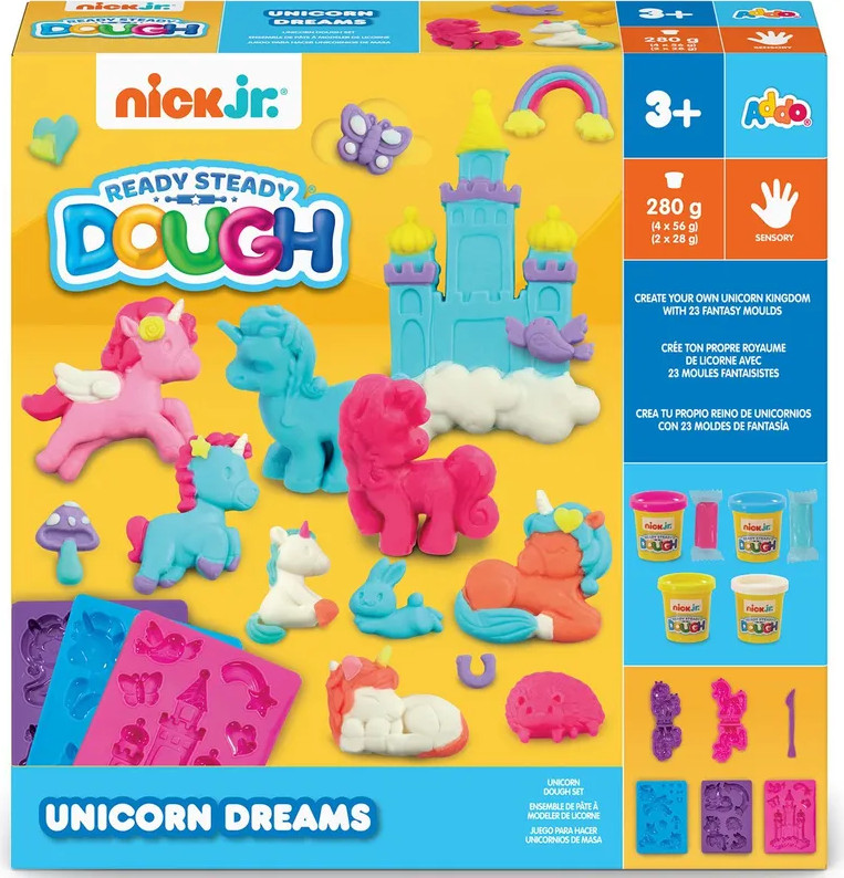 ‫nickelodeon - בצק ניק ג'וניור יוניקורן 4 מיכלים - Nick Jr | סופר-פארם‬