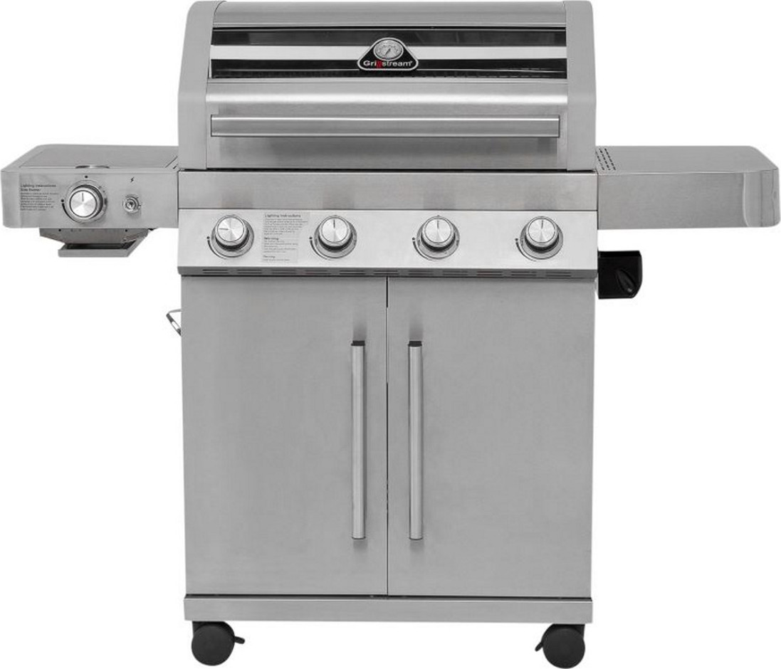 ‫Grillstream - גריל גז משולב פחמים + כירת צד Grillstream גרילסטרים GS ...