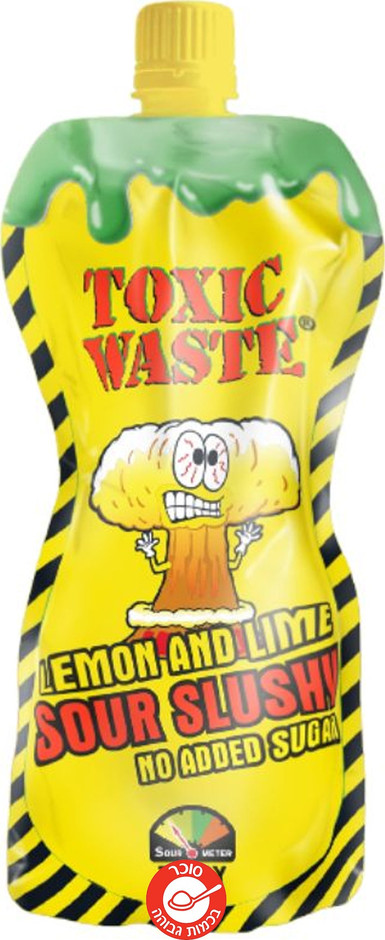 ‫Toxic Waste - Toxic Waste Lemon Lime Slushyמקפא סופר חמוץ טוקסיק בטעם ...