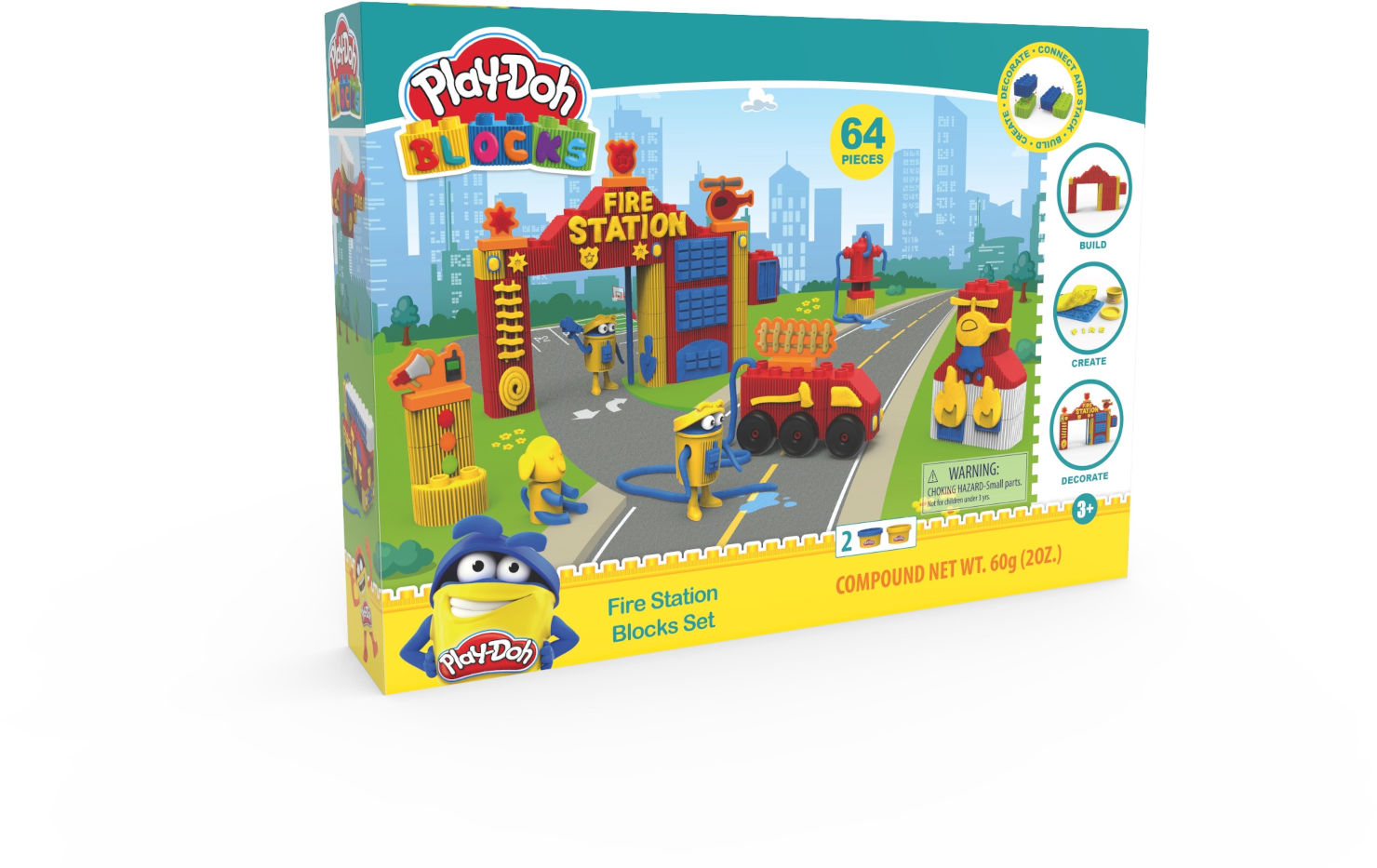 ‫Play-Doh - Play Doh - סט בילדו 64 חלקים - כיבוי אש | סופר-פארם‬