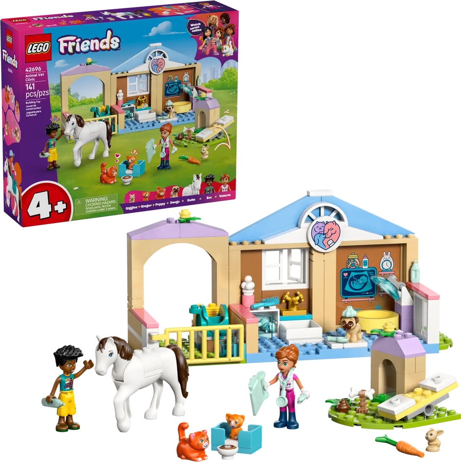 ‫לגו - חברות - מרפאת חיות 42696 LEGO | סופר-פארם‬