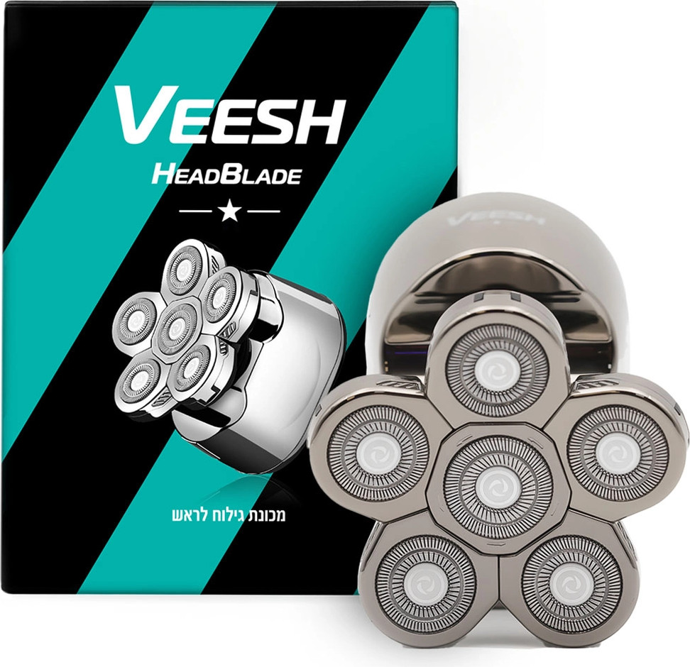 ‫Veesh - HeadBlade מכונת גילוח לראש ולגוף | סופר-פארם‬