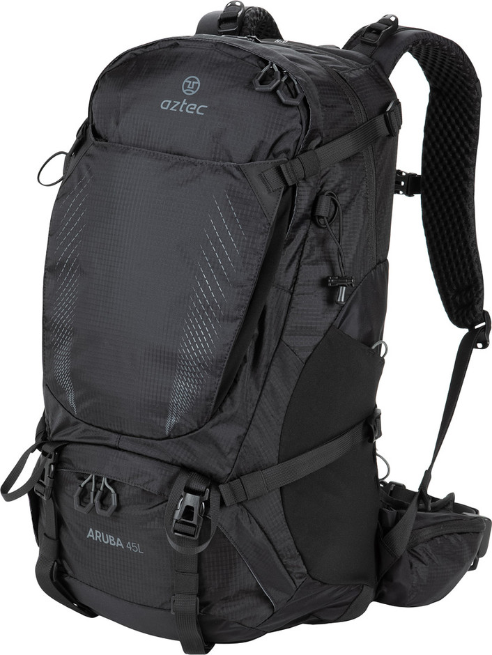 ‫Aztec - תיק גב לטיולים - 45 ליטר Aztec אצטק Aruba 45L - שחור | סופר-פארם‬