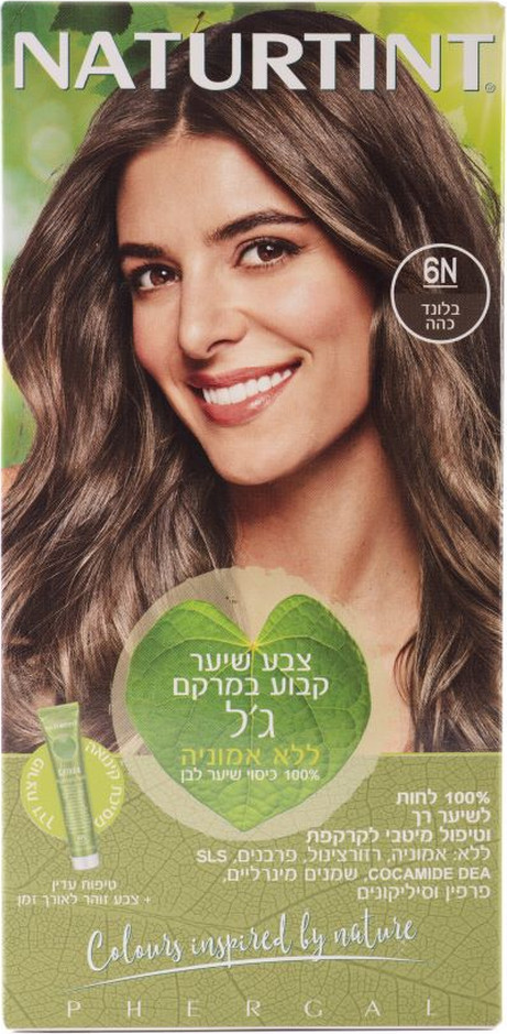 ‫NATURTINT - צבע לשיער בלונד כהה 6N | סופר-פארם‬