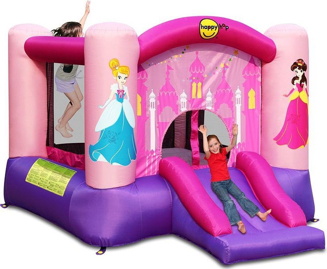 ‫Happy Hop - טירה מתנפחת Happy Hop הפי-הופ Princess Slide and Hoop ...