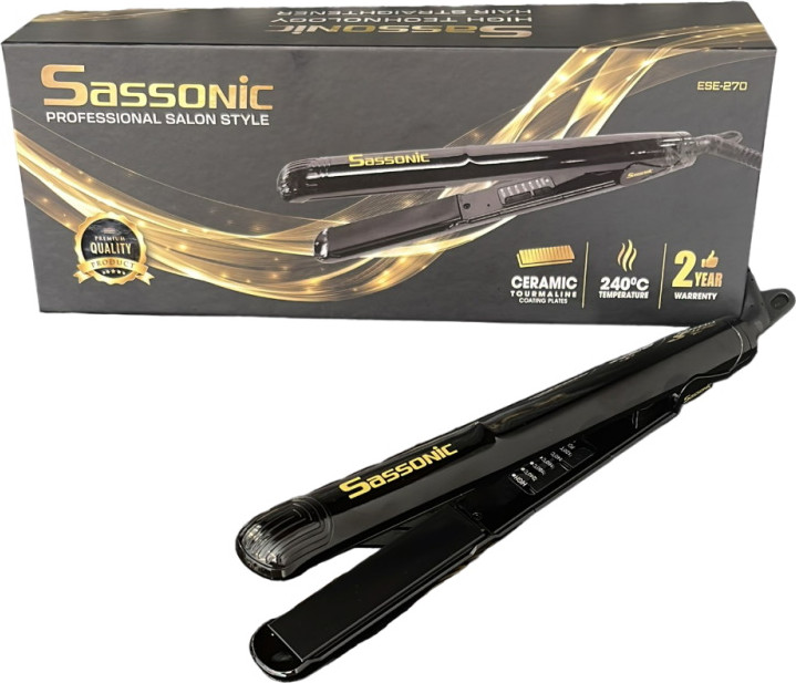 ‫Sassonic - מחליק שיער צר מקצועי Sassonic ססוניק ESE270 | סופר-פארם‬
