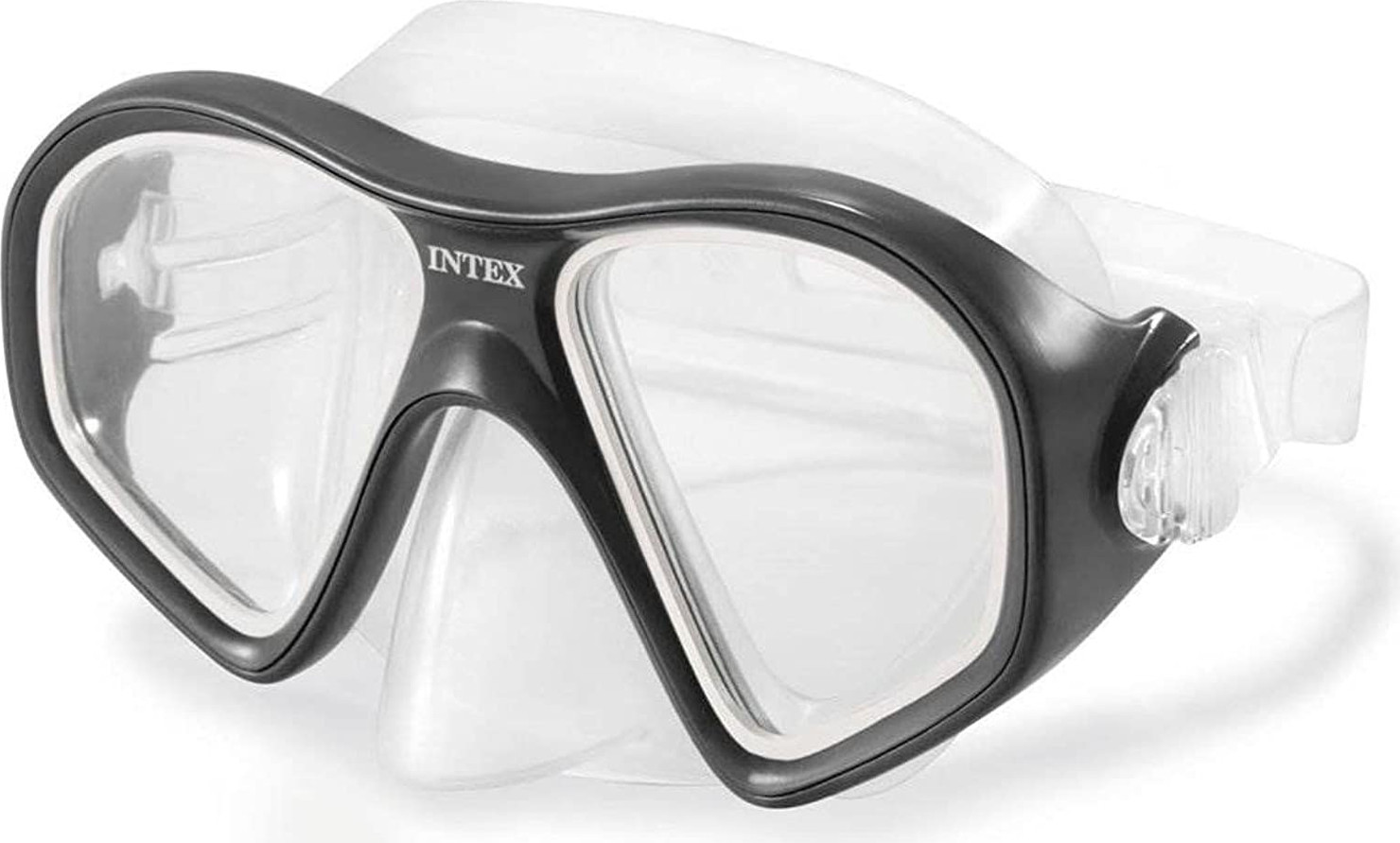 ‫INTEX - משקפת צלילה מסדרת Reef Rider לגיל 14+ עם עדשות רחבות ורצועה ...