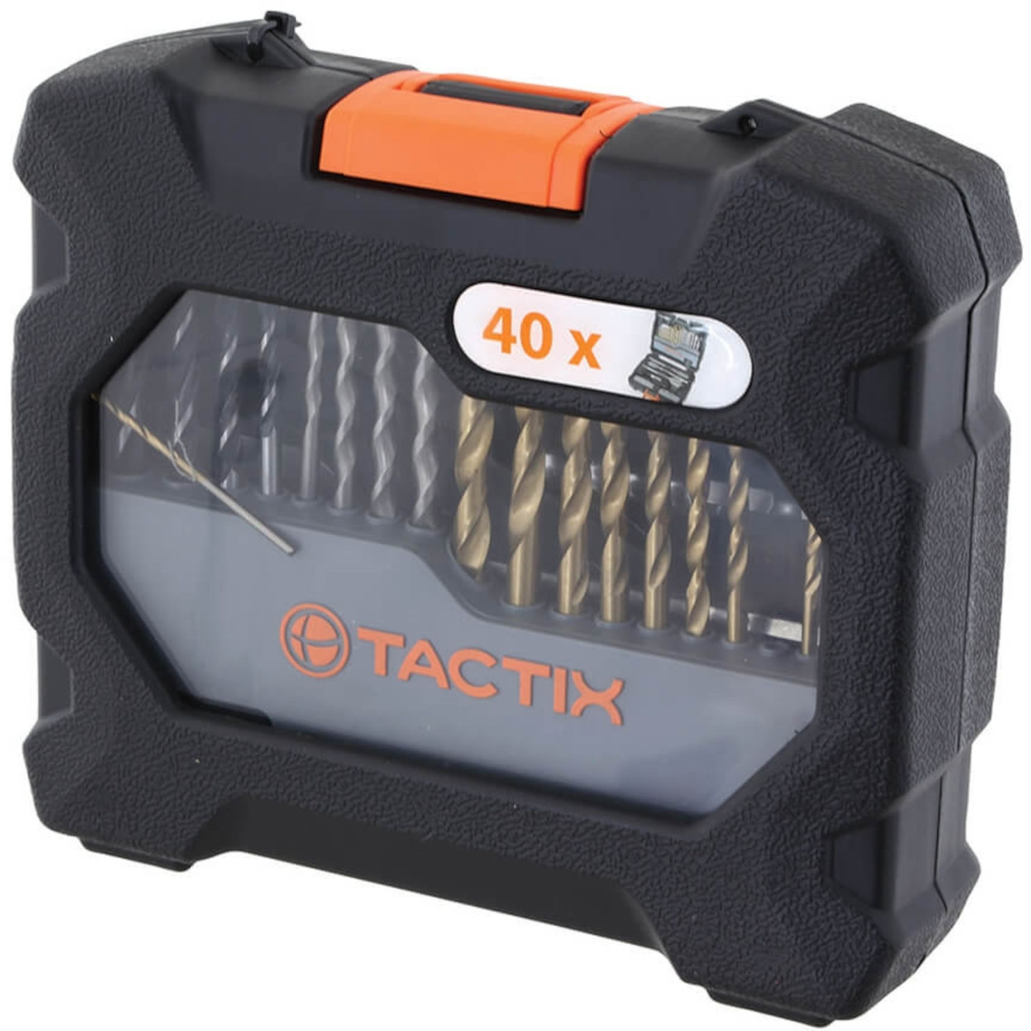 ‫TACTIX - סט מקדחים/ביטים 40 יחידות | סופר-פארם‬