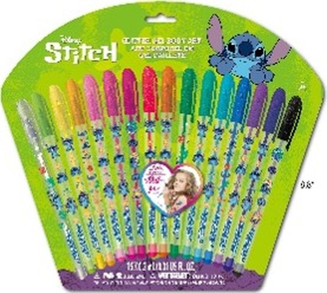 ‫Disney - סטיץ סט גליטר בודי ארט | סופר-פארם‬