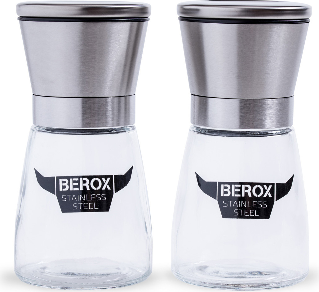 ‫BEROX - זוג מטחנות פלפל מלח | סופר-פארם‬