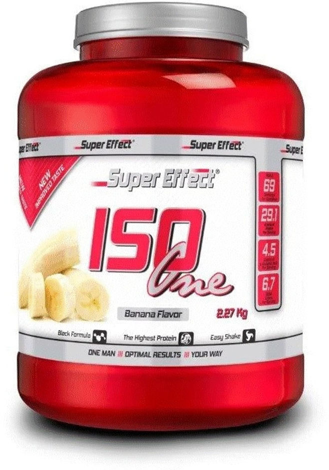 ‫Super Effect - אבקת חלבון אייזולאט טעם בננה | סופר-פארם‬