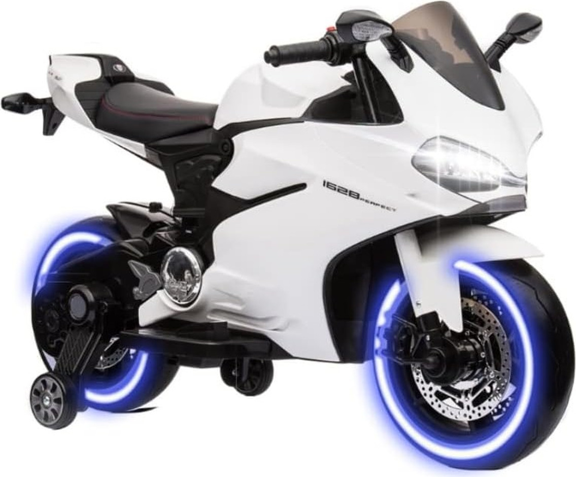 ‫סלקטד - אופנוע ממונע 12V דמוי דוקאטי עם 2 מהירויות, נסיעה קדימה ואחורה ...