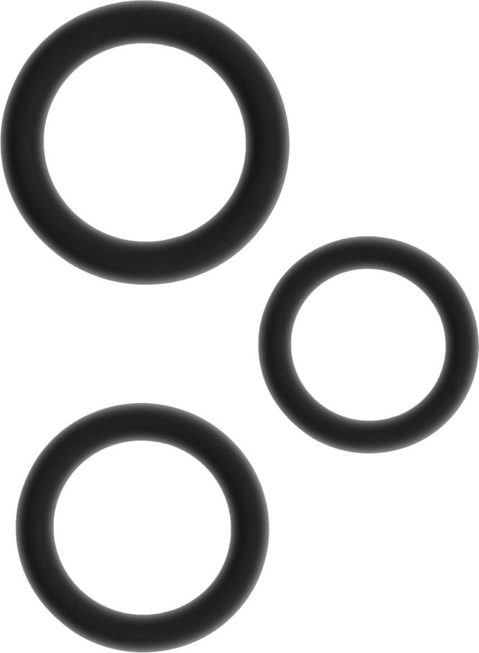 ‫My One Pleasure - טבעות סיליקון JOY RINGS - שלישיית טבעות סיליקון ...