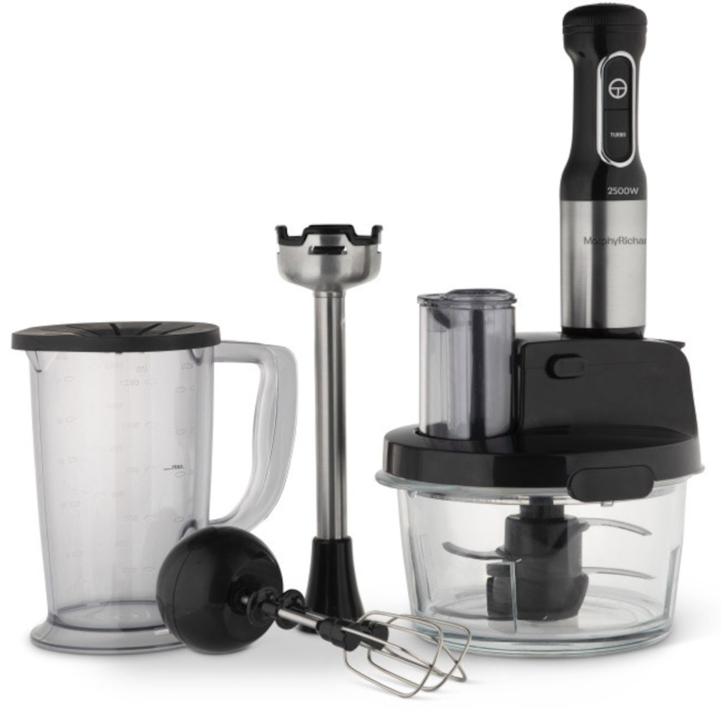 ‫MORPHY RICHARDS - בלנדר מוט 2500W XL משולב מעבד מזון ומקציף Morphy ...