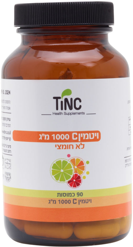 ‫TINC - ויטמין C-1000 לא חומצי | סופר-פארם‬