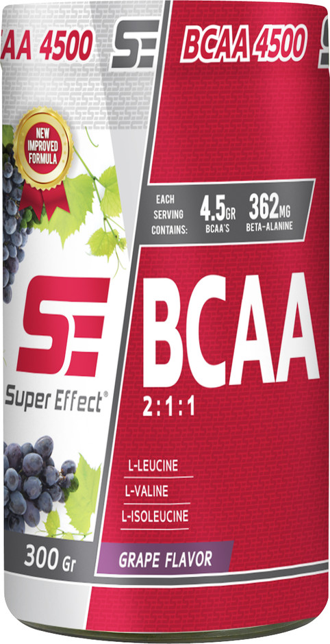 ‫Super Effect - סופר אפקט BCAA אבקה בטעם ענבים | סופר-פארם‬