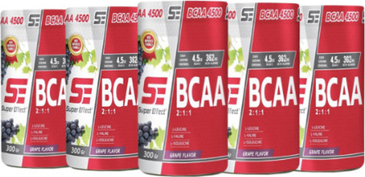 ‫Nava - 5 יחידות - אבקת BCAA 4,500 (טעם ענבים) 300 גרם | סופר-פארם‬