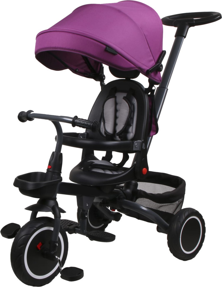 ‫Infanti - תלת אופן מתקפל 3 ב 1 דגם TRIFUN e-lite עם כיסא נשכב ומסתובב ...