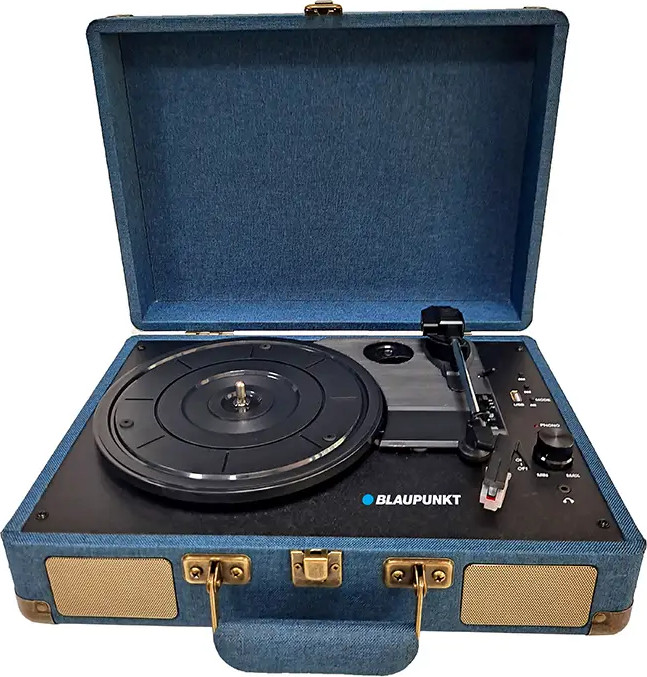 ‫Blaupunkt - נגן תקליטי ויניל – פטיפון נייד עם Bluetooth | סופר-פארם‬