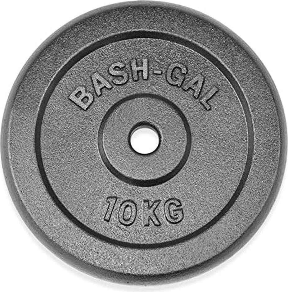 ‫BASH-GAL - משקולת צלחת ברזל 10 ק"ג | סופר-פארם‬
