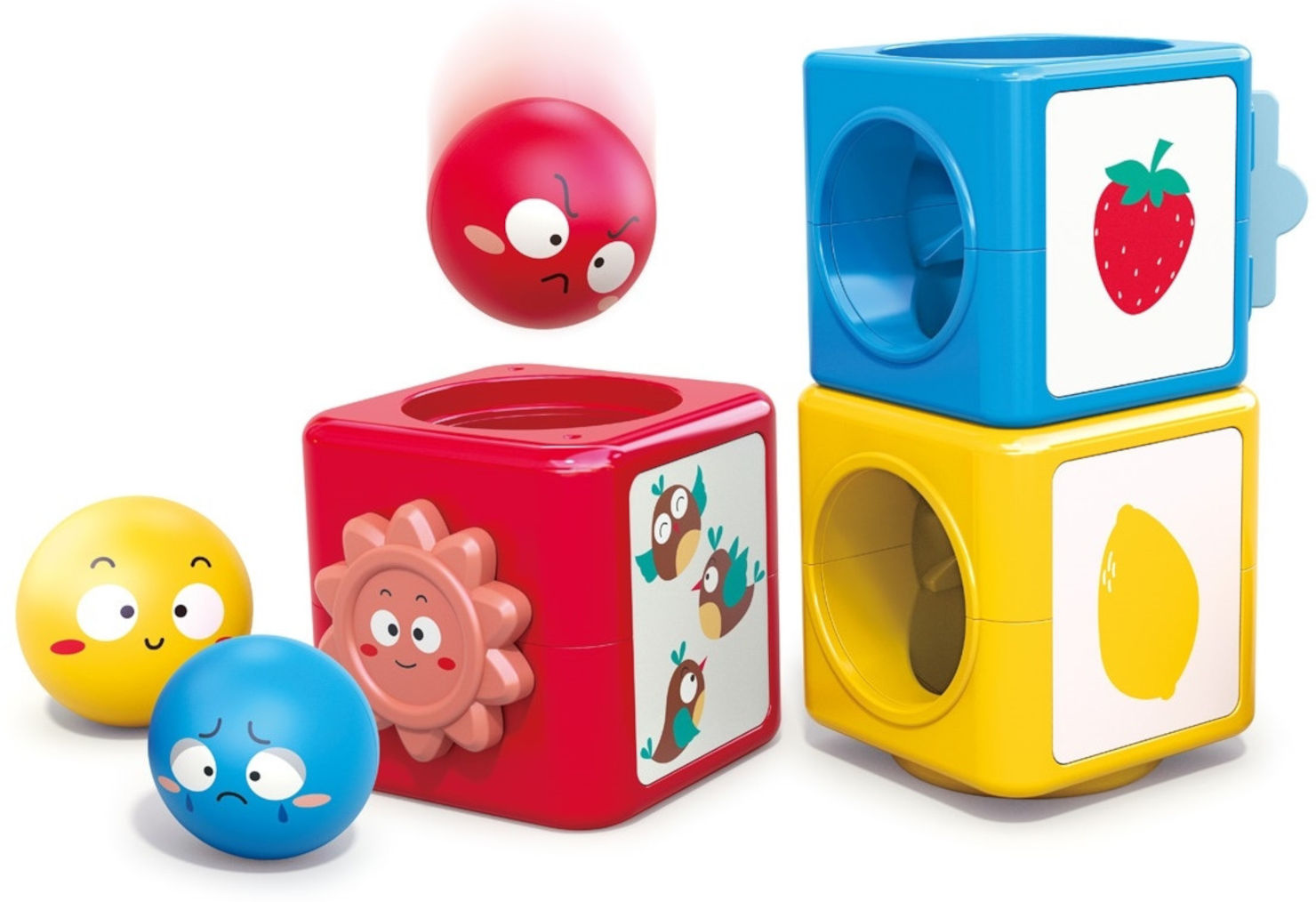 ‫Hola - מגדל קוביות צבעים ותחושות Stack 'N Sort Tower | סופר-פארם‬