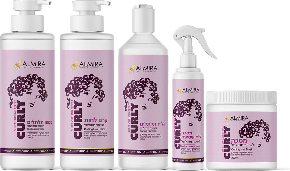 ‫Almira - ערכת הטיפוח המלאה לתלתלים – Total Curl Care Luxury Set | סופר ...