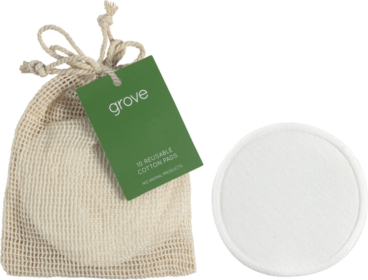 ‫GROVE - פדים מכותנה להסרת איפור ולשימושים שונים | סופר-פארם‬