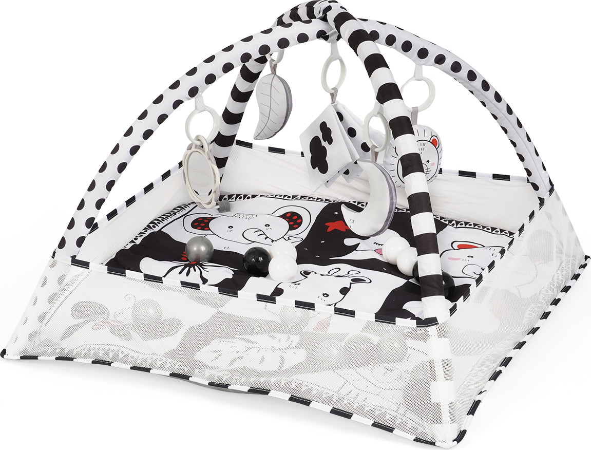 ‫Twigy - משטח פעילות/בריכת כדורים - Animals & Smiles Activity gym ...