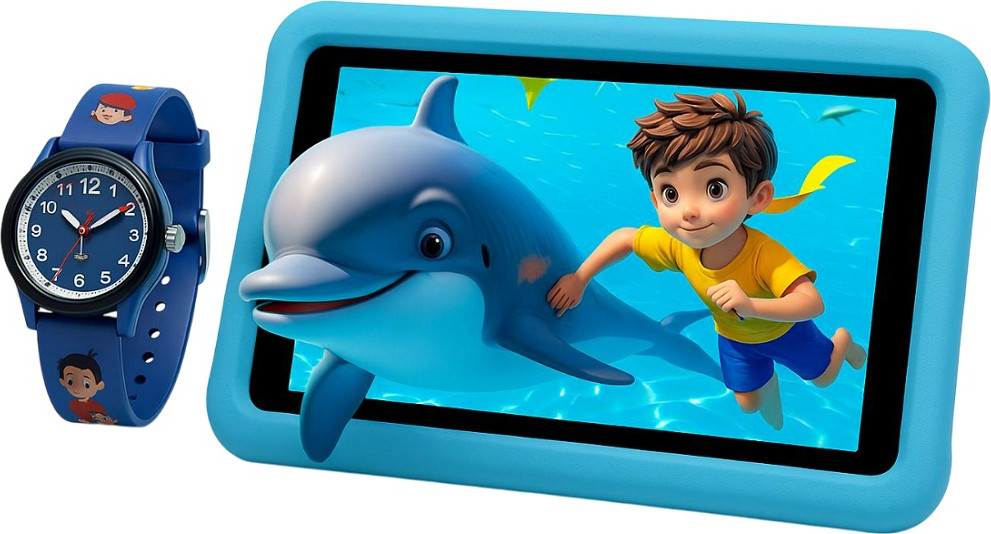 ‫SMART TAB - טאבלט ילדים חכם 10" כולל שעון לילדים Smart Tab סמארט טאב ...