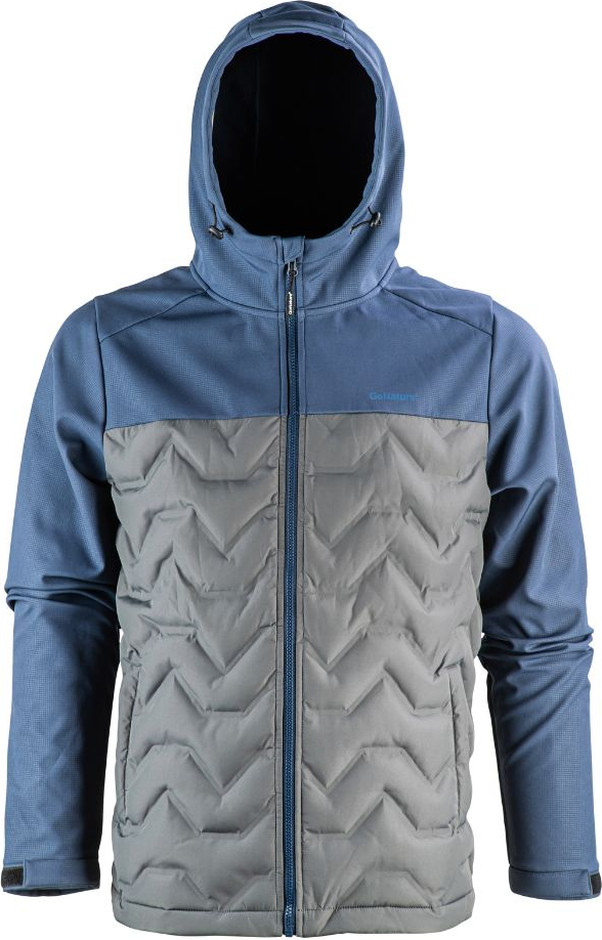 ‫Go Nature - ג’קט גברים סופטשל משולב פוך דגם SFS Hybrid צבע נייבי מבית ...