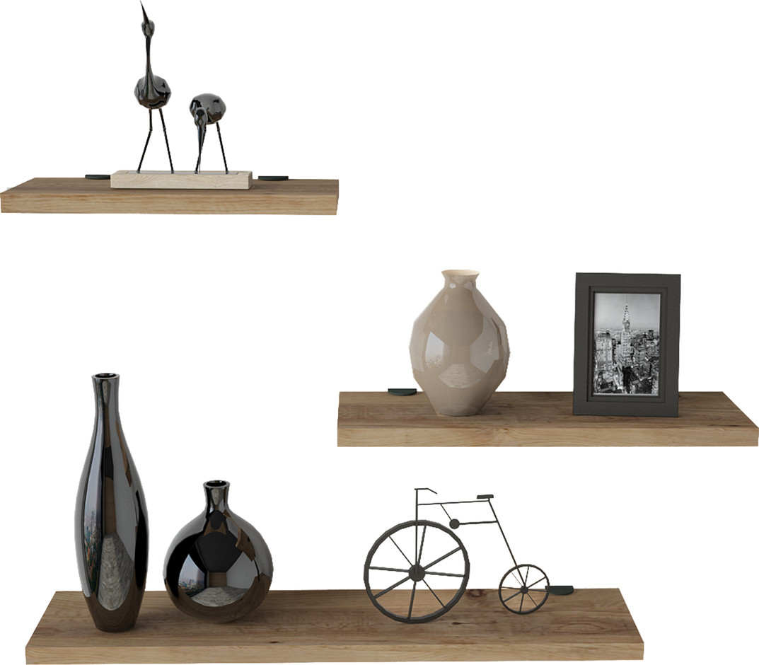 ‫Homax - Lines WL17 - אלון – שלישיית מדפים צפים | סופר-פארם‬