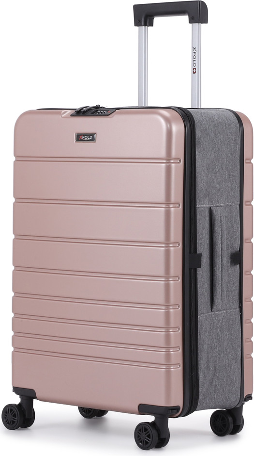 ‫Swiss Voyager - מזוודת טרולי 20" מתקפלת עליה למטוס דגם XFOLD מבית ...