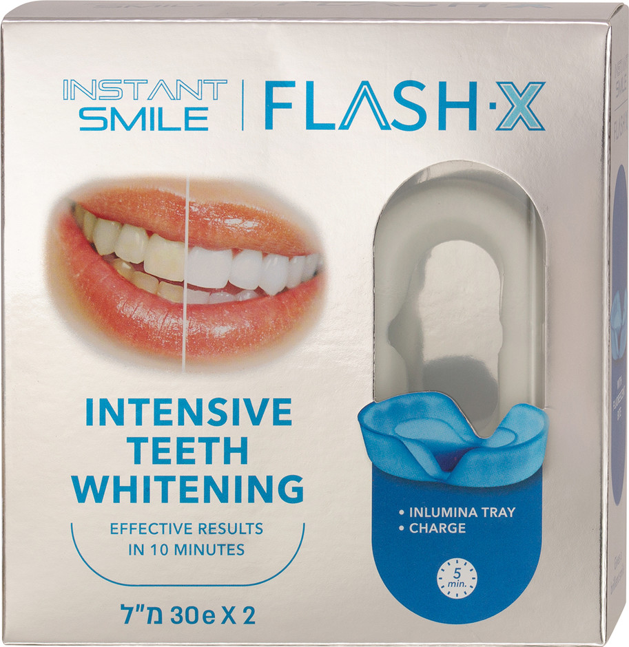‫INSTANT SMILE - FLASH X ערכה להלבנת שיניים | סופר-פארם‬