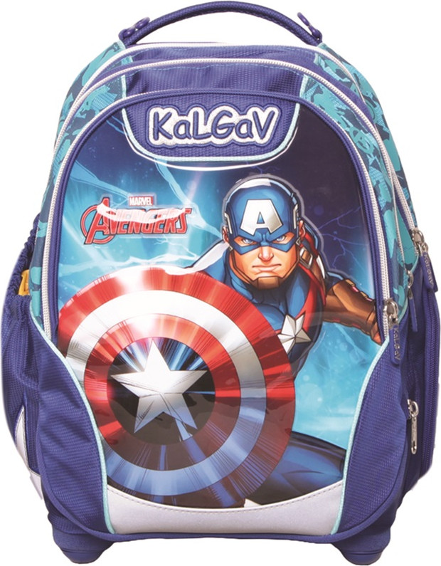 ‫קל גב - תיק אורטופדי X BAG דגם קפטן אמריקה - KAL GAV | סופר-פארם‬