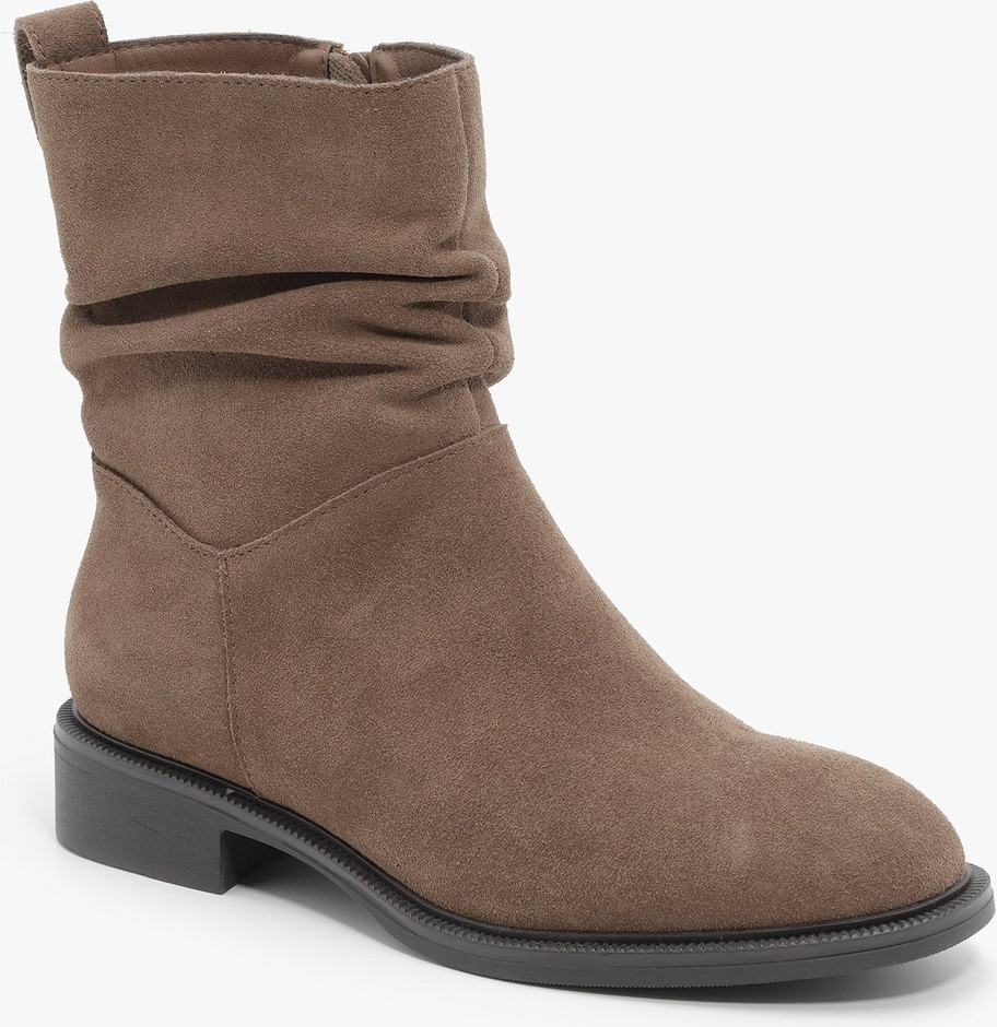 ‫SeventyNine - מגפון זמש סבנטי ניין לנשים דגם טיאנה בצבע טאופ זמש ...