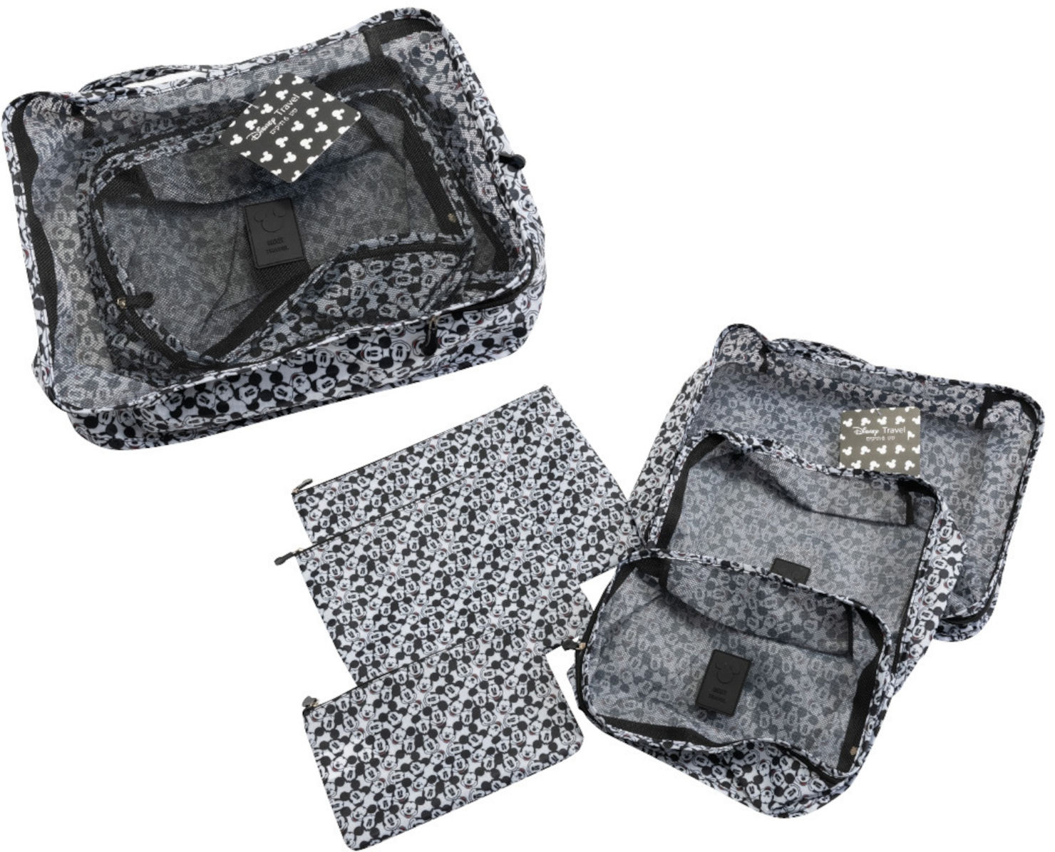 ‫Disney - סט 6 ארגוניות תיקי נסיעות רב תכליתי בעיצוב דיסני | סופר-פארם‬