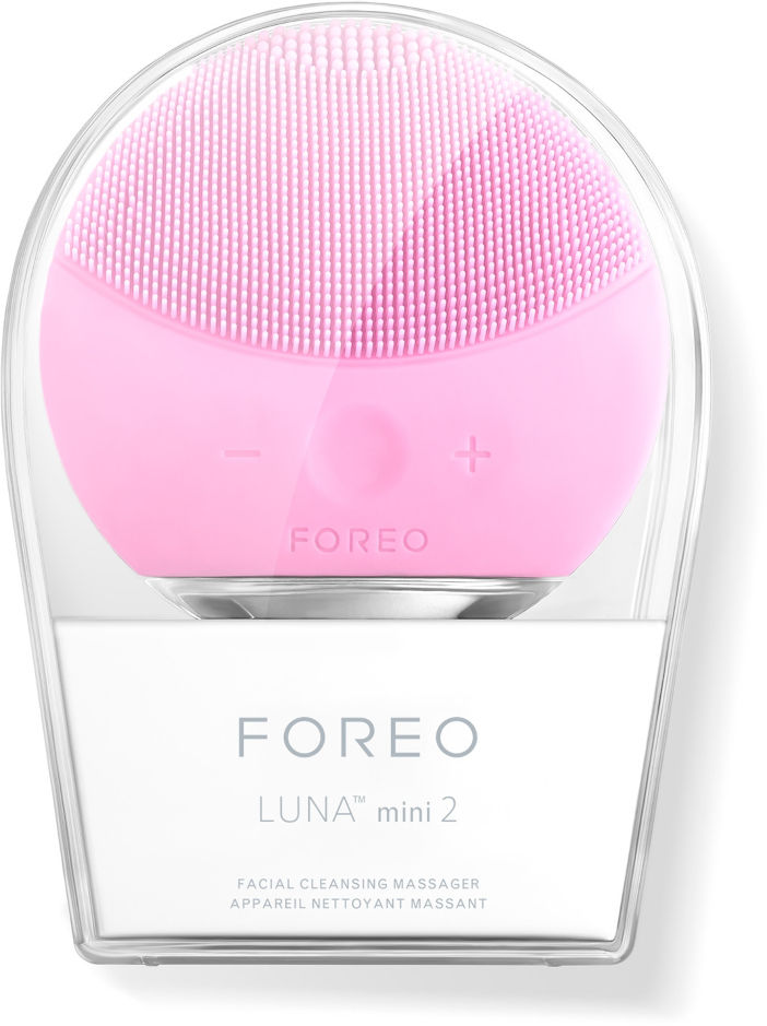 ‫FOREO - מכשיר לניקוי ועיסוי עור הפנים - LUNA Mini 2 Pearl Pink | סופר ...