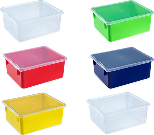 ‫S-Free - קופסת אחסון 16 ליטר | מארז של שישייה במגוון צבעים | סופר-פארם‬