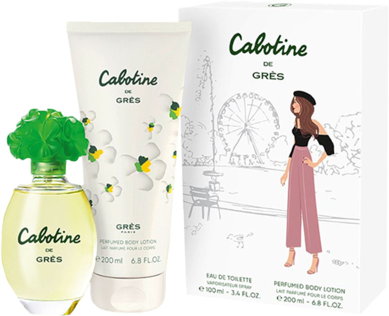 ‫Gres - CABOTINE סט א.ד.ט + תחליב גוף לאשה | סופר-פארם‬