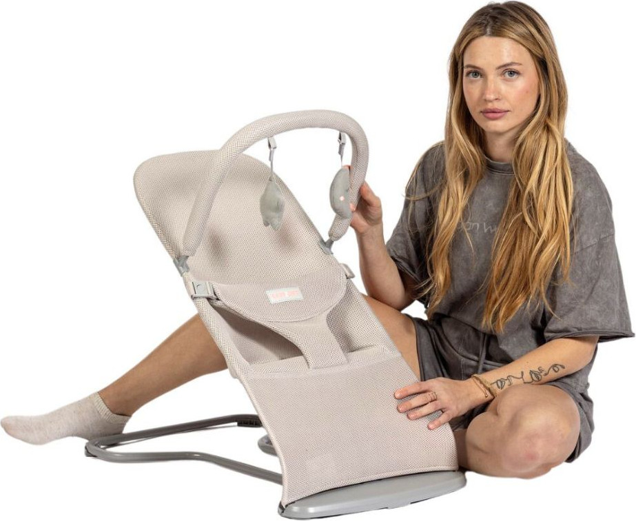 ‫Eazy2GIft - טרמפולינה לתינוק מבד נושם בצבע אפור בהיר | סופר-פארם‬