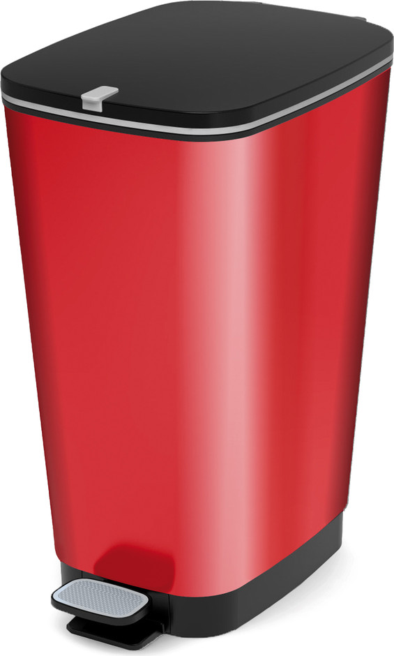 ‫Keter - פח שיק L קופי 45 ליטר- כולל חבק לאחיזת זקית האשפה כולל גם ידית ...