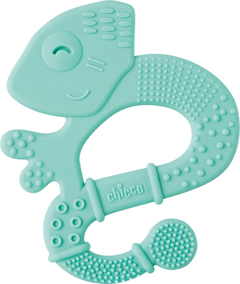 ‫Chicco - נשכן איגואנה רך מסיליקון עם טקסטורות - טורקיז | סופר-פארם‬