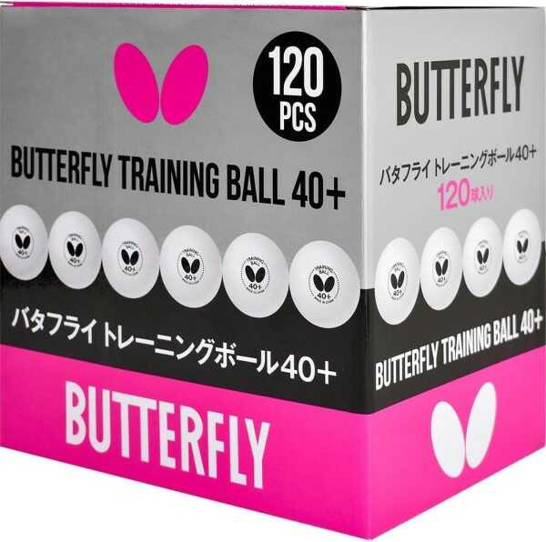 ‫BUTTERFLY - מארז 120 כדורי פינג פונג בטרפליי BUTTERFLY TRAINING BALL ...