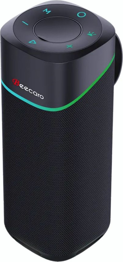 ‫Beecaro - רמקול אלחוטי מבית beecaro דגם GF403 בצבע שחור עם תאורת RGB | סופר-פארם‬